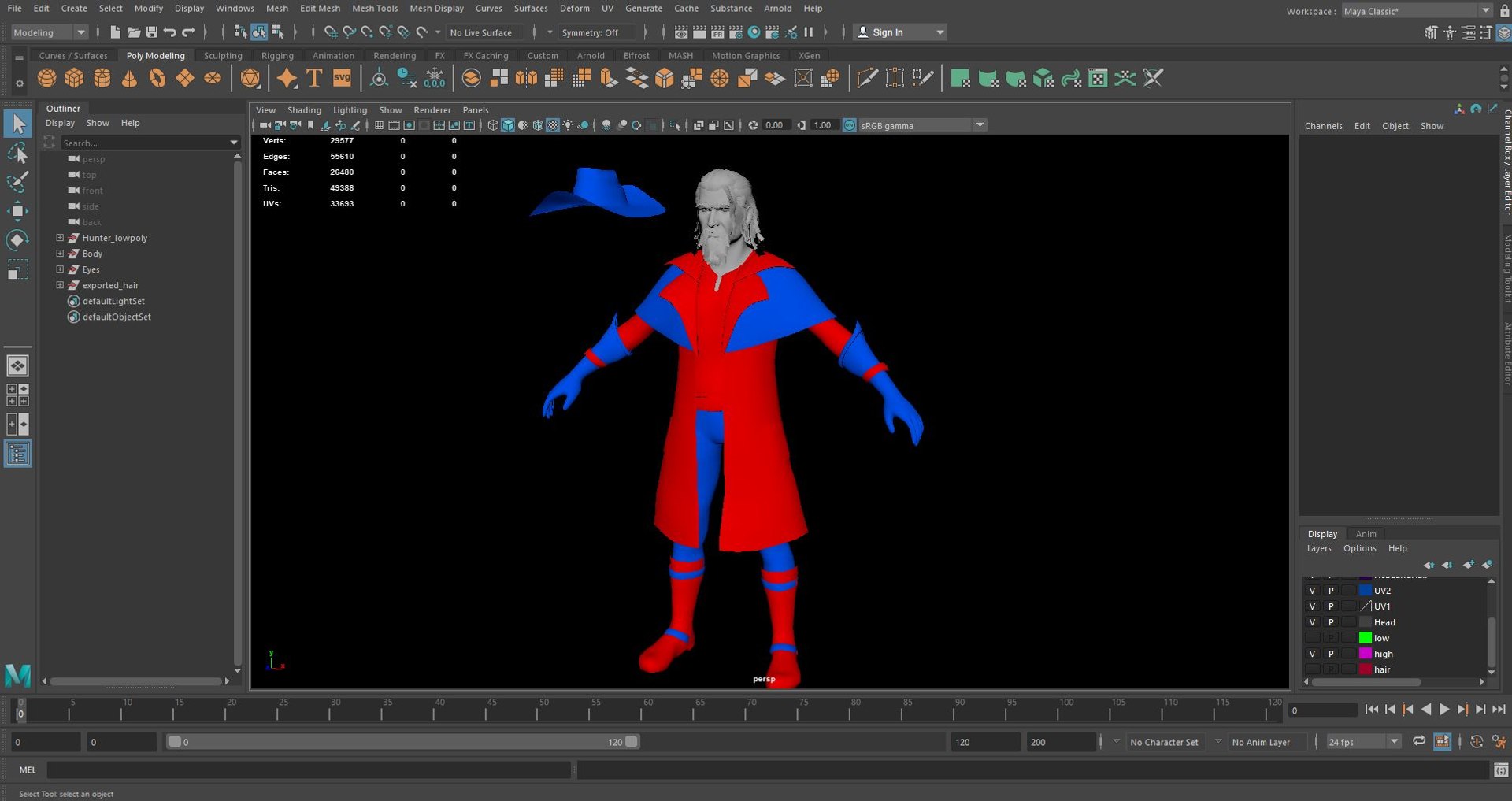 3D Vampire Hunter Model - TurboSquid 1688680
