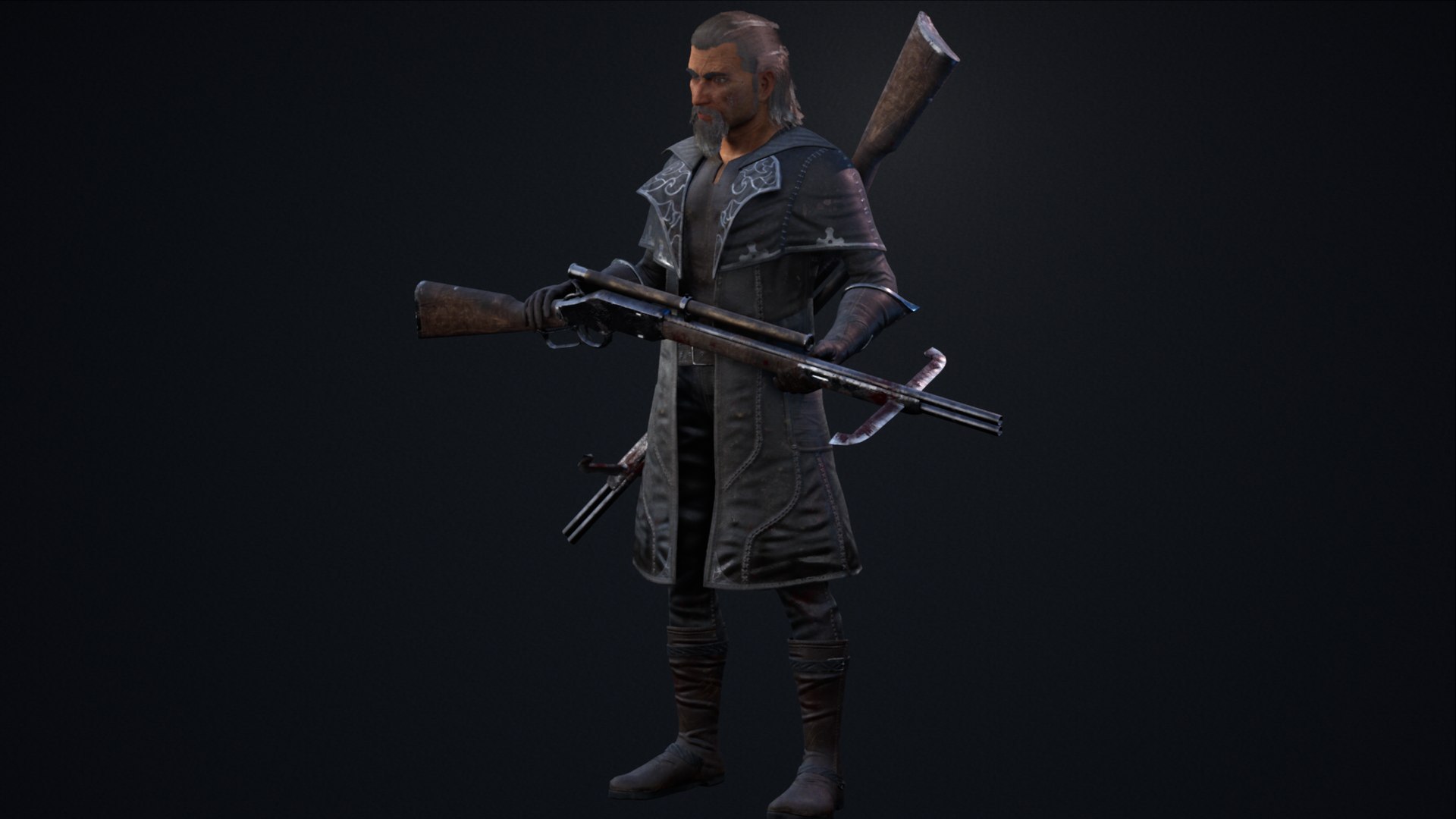 3D vampire hunter model - TurboSquid 1688680
