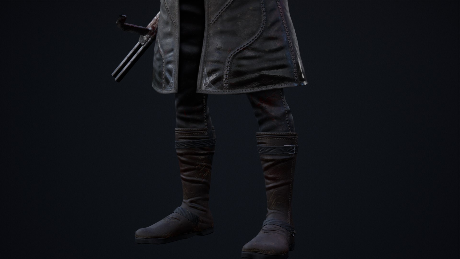3D Vampire Hunter Model - TurboSquid 1688680