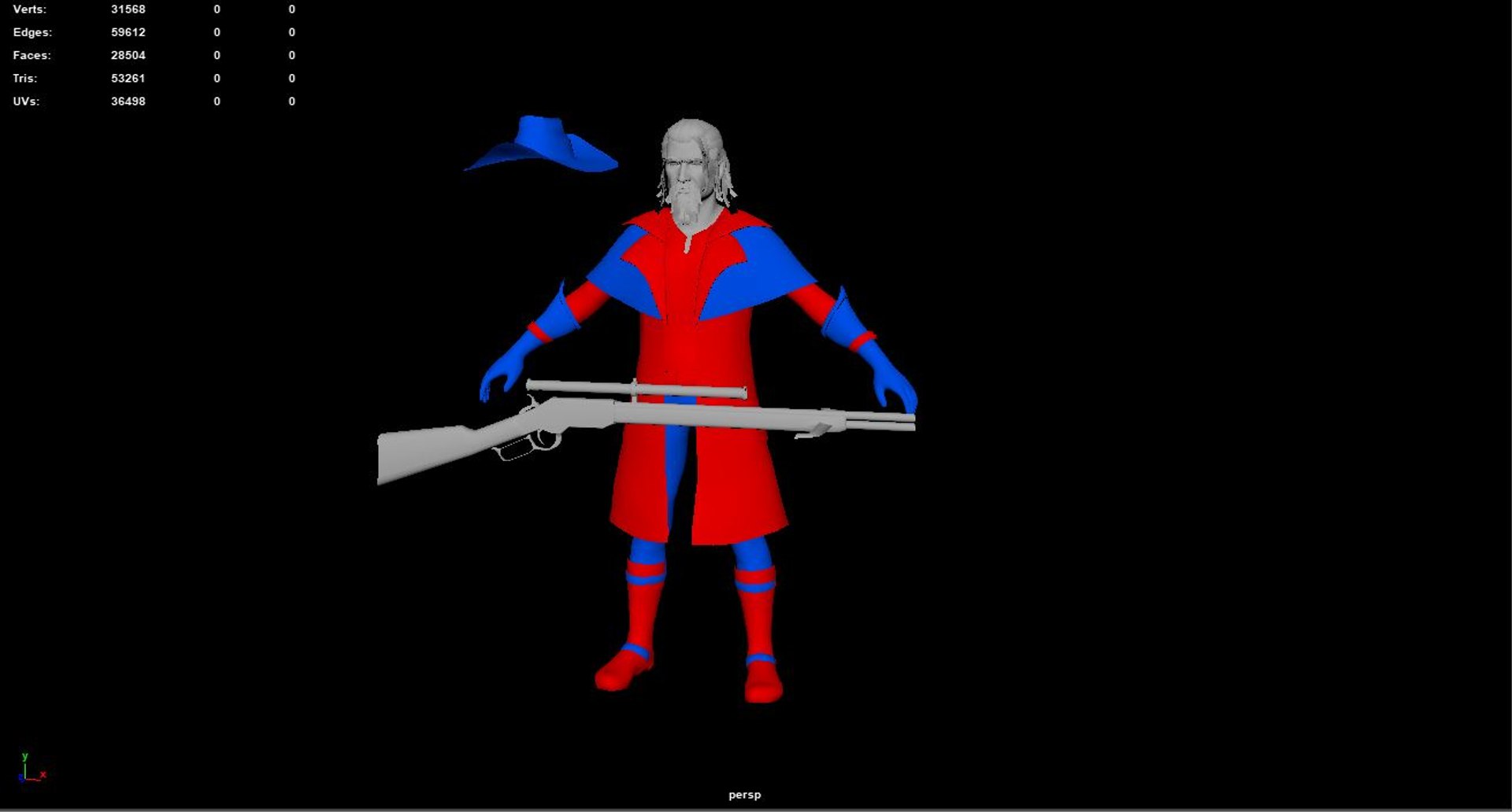 3D Vampire Hunter Model - TurboSquid 1688680