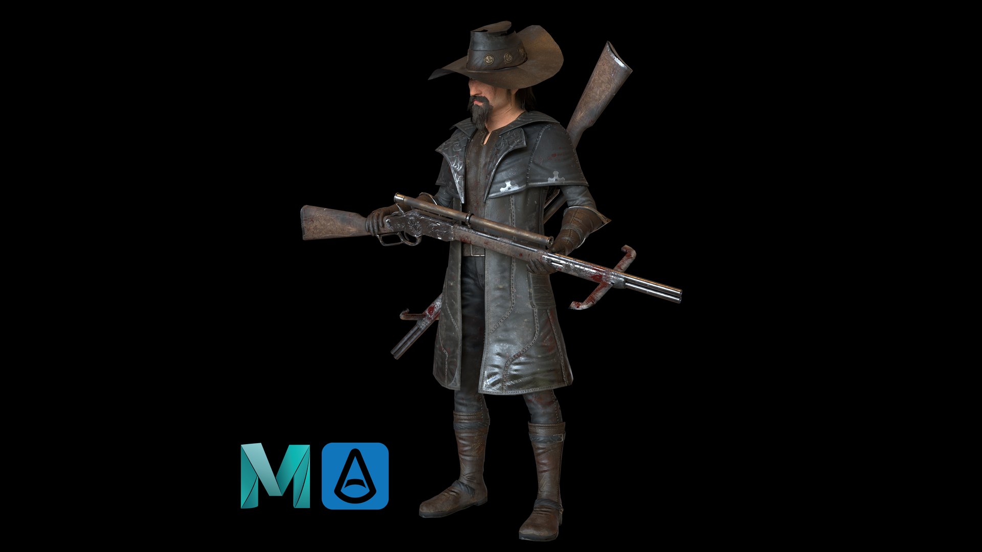 3D Vampire Hunter Model - TurboSquid 1688680