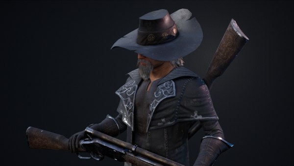 3D vampire hunter model - TurboSquid 1688680