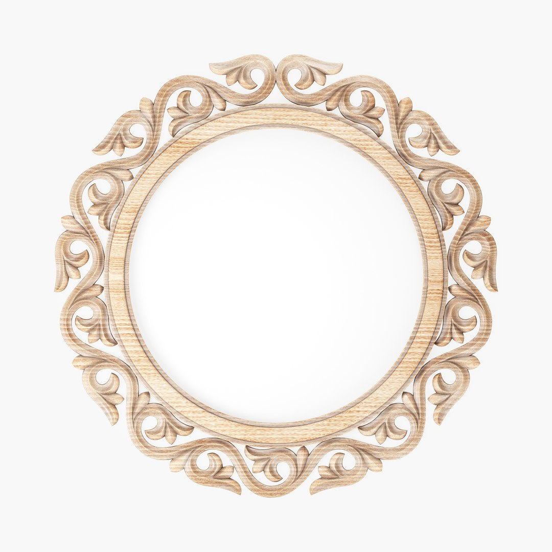 Round Frame For A Mirror Or Picture 3D Model - TurboSquid 2027024