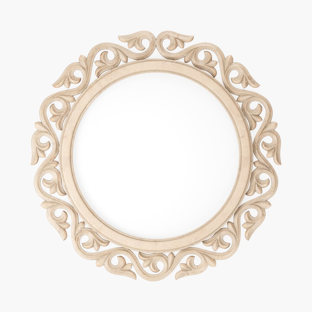 Round Frame For A Mirror Or Picture 3D Model - TurboSquid 2027024