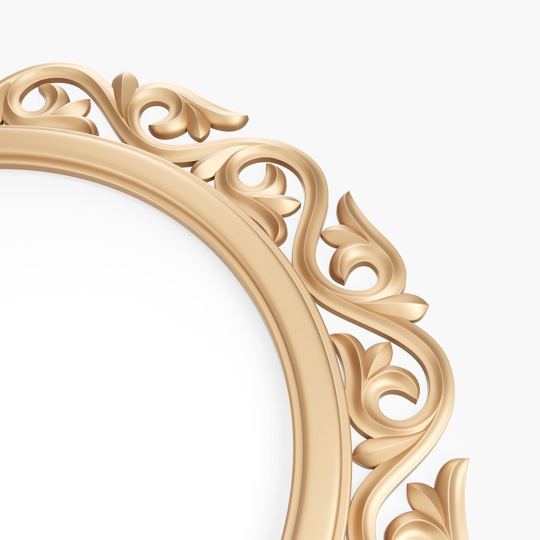 Round Frame For A Mirror Or Picture 3D Model - TurboSquid 2027024