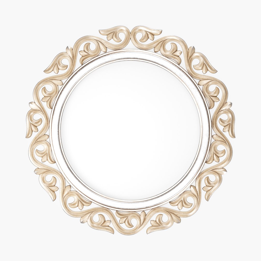 Round Frame For A Mirror Or Picture 3D Model - TurboSquid 2027024
