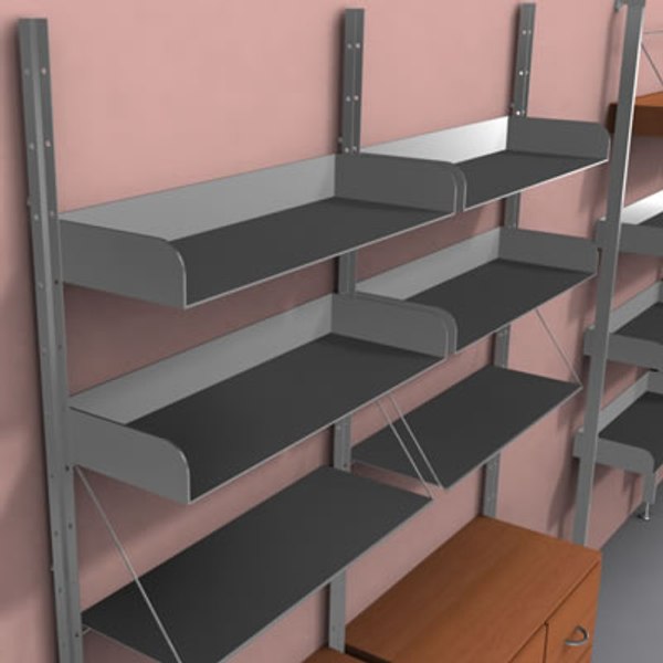 3d shelf units design