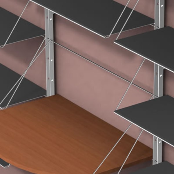 3d shelf units design