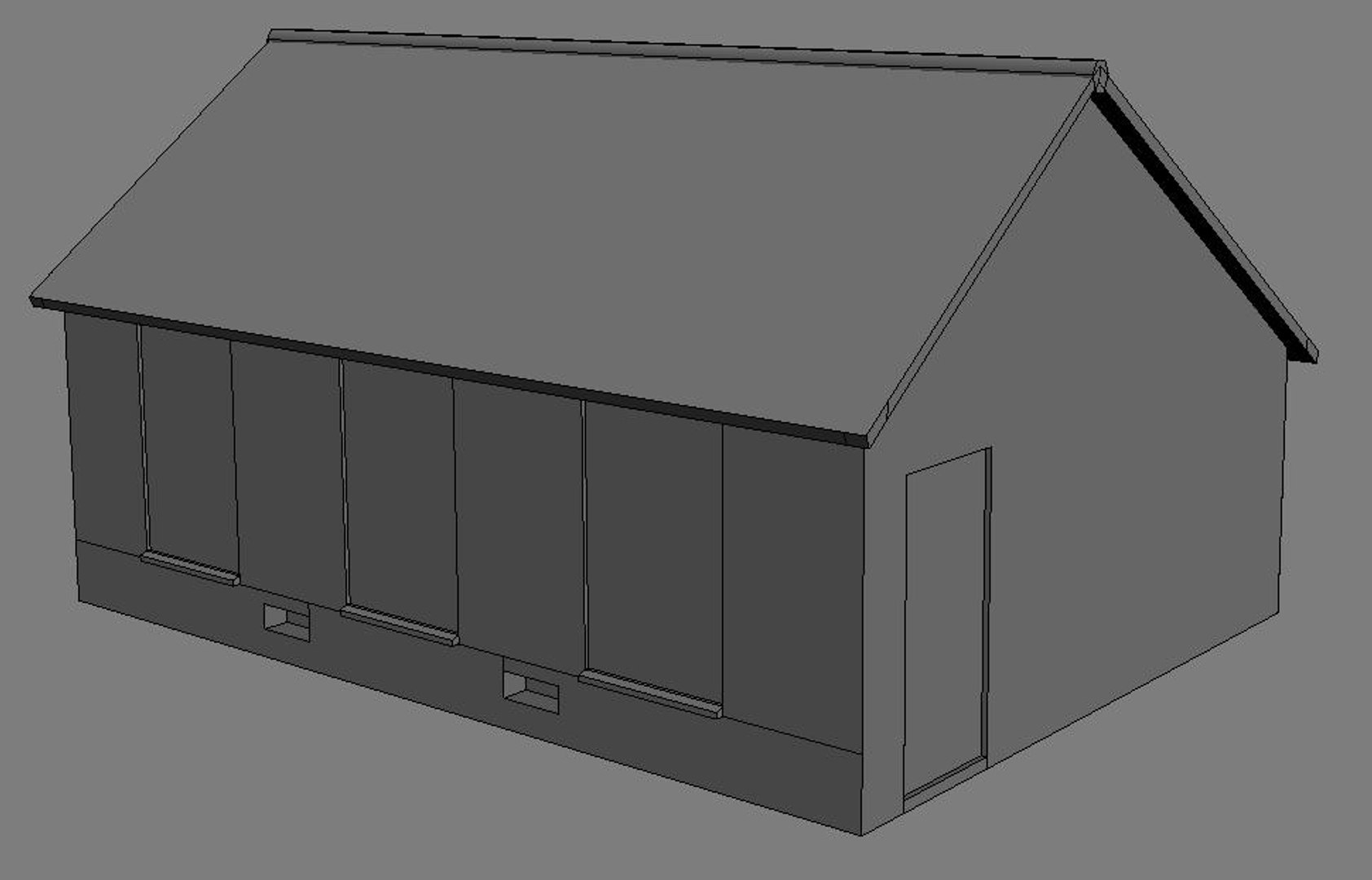 3d dutch chicken barn