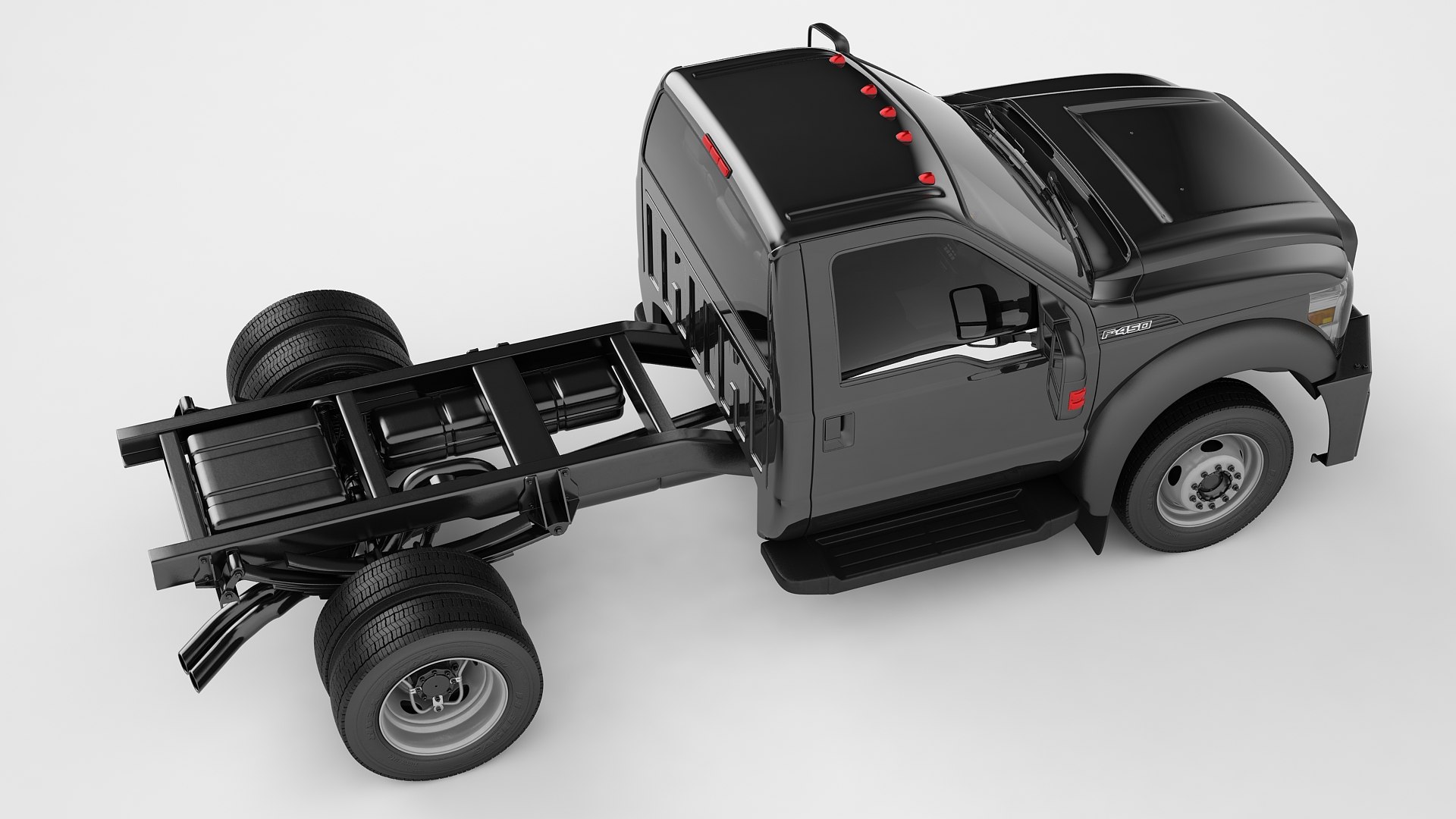 F450 truck chassis 3D model - TurboSquid 1517880