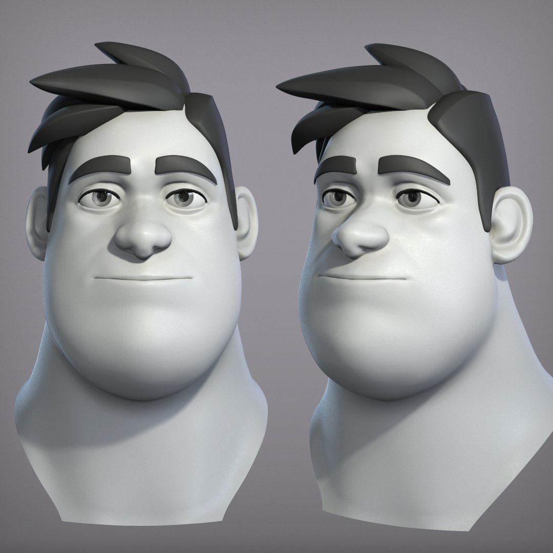 3D Cartoon Male Character - TurboSquid 1668860
