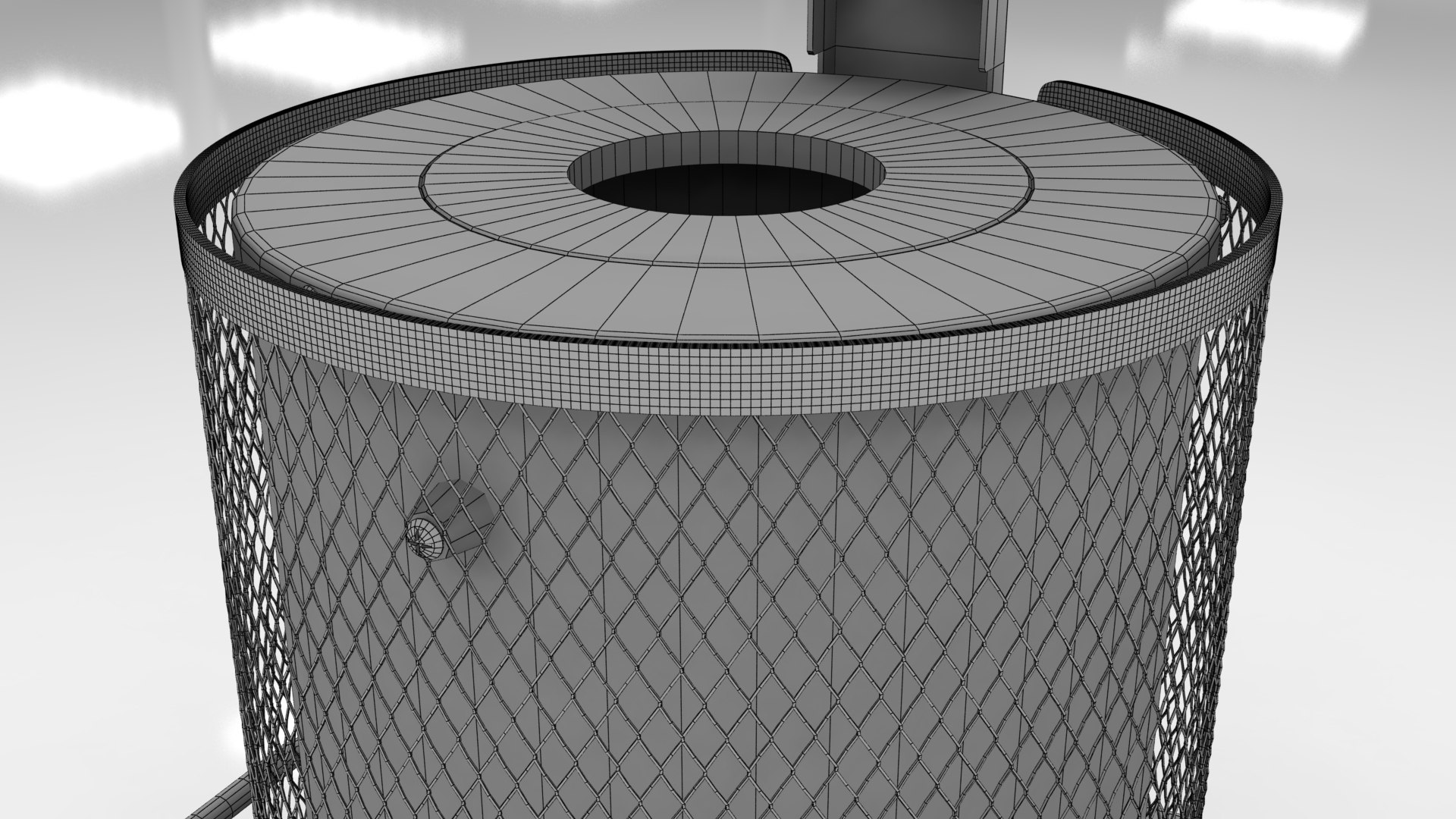 3d model portable metal melting furnace