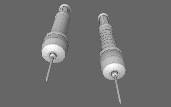 stimpack sci fi 3d obj