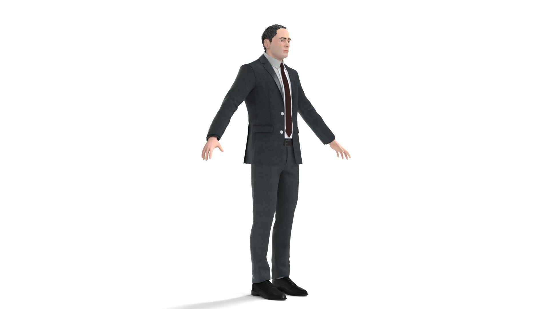 Men Business Suit 3D Model - TurboSquid 2064705