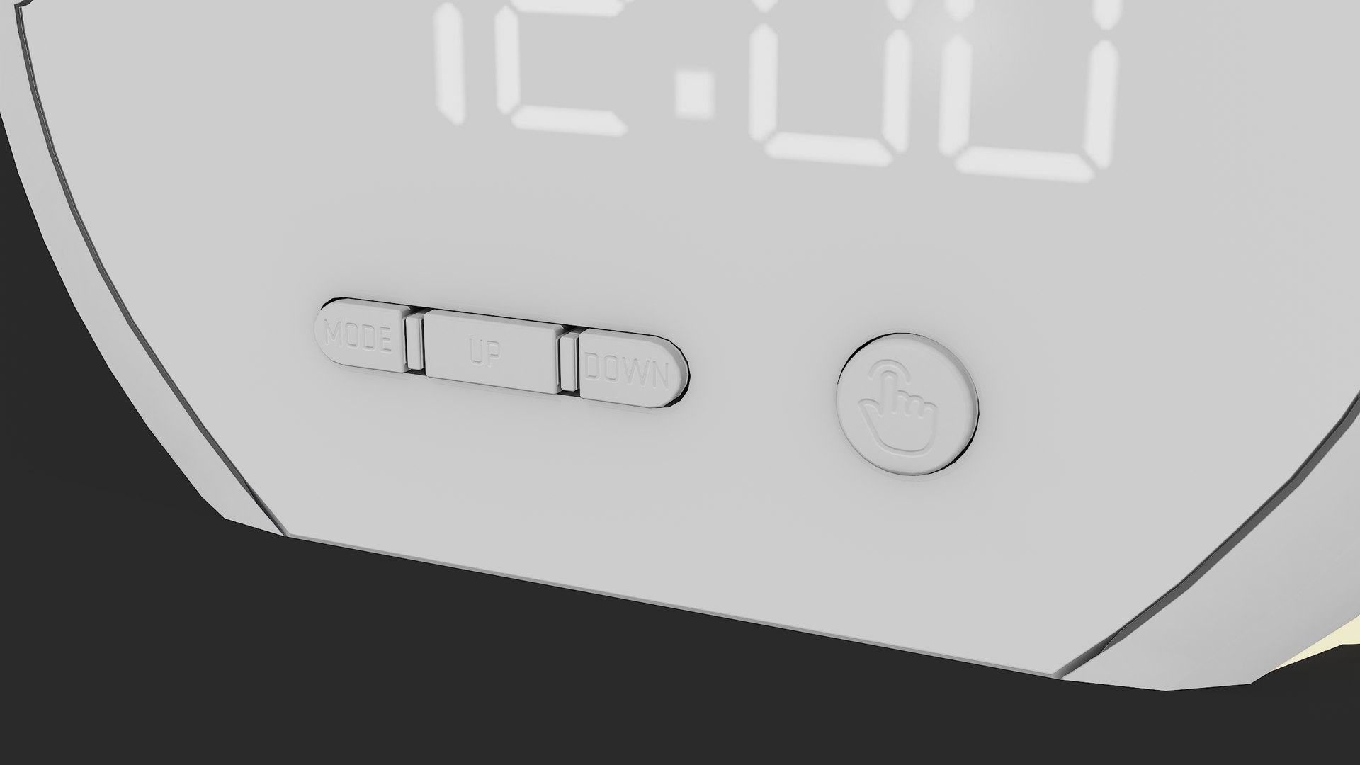 Modern Smart Table Clock 3D Model - TurboSquid 2122232