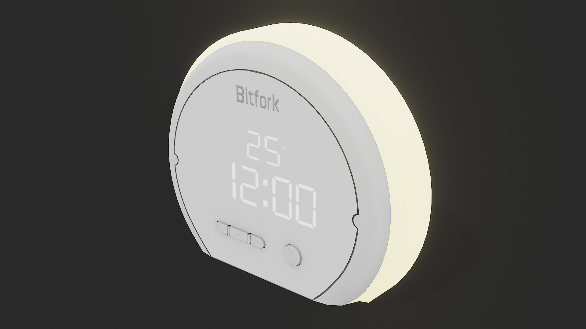 Modern Smart Table Clock 3D Model - TurboSquid 2122232