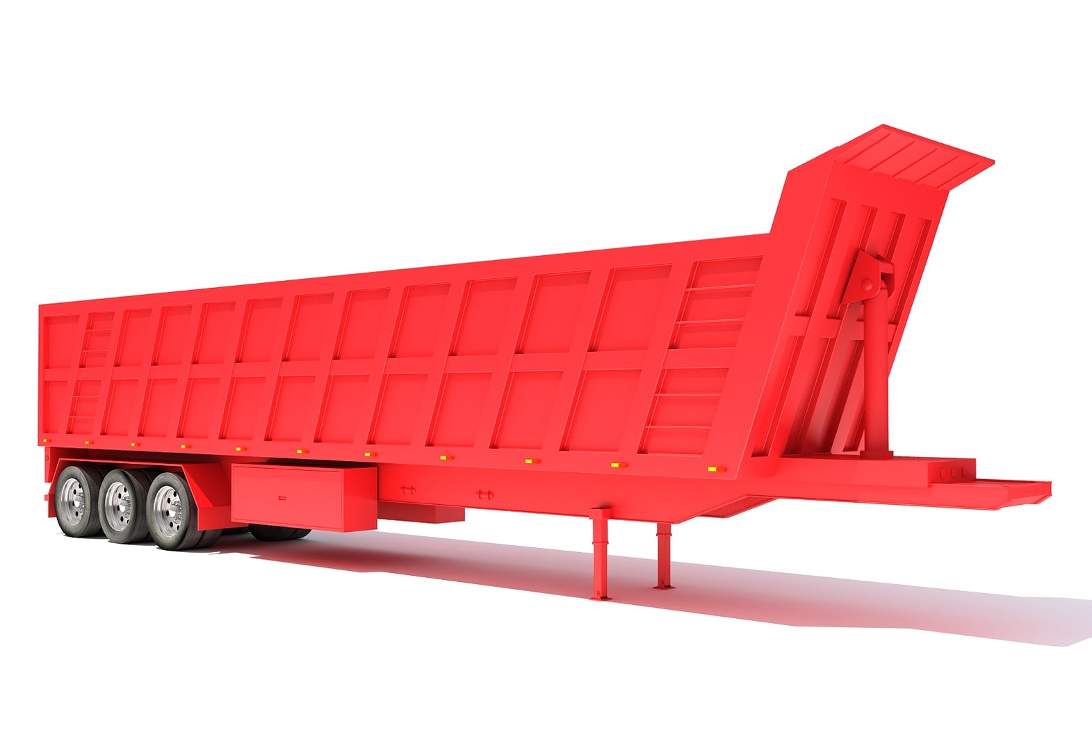 3D Model Tipper Trailer - TurboSquid 1397577