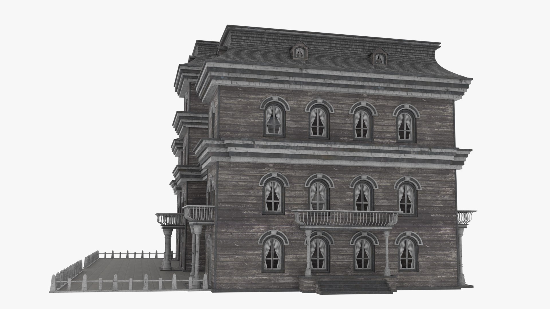 3D Haunted House Model - TurboSquid 2280857