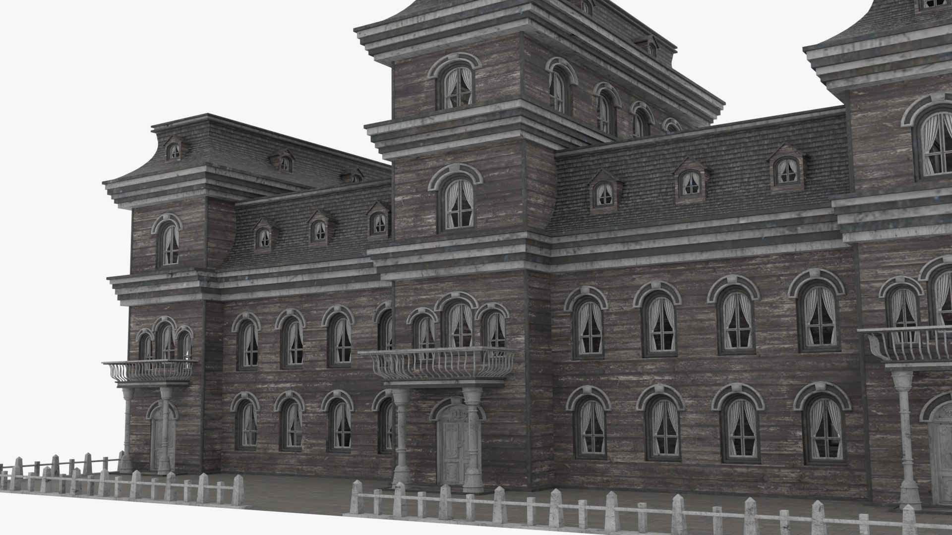 3D Haunted House Model - TurboSquid 2280857