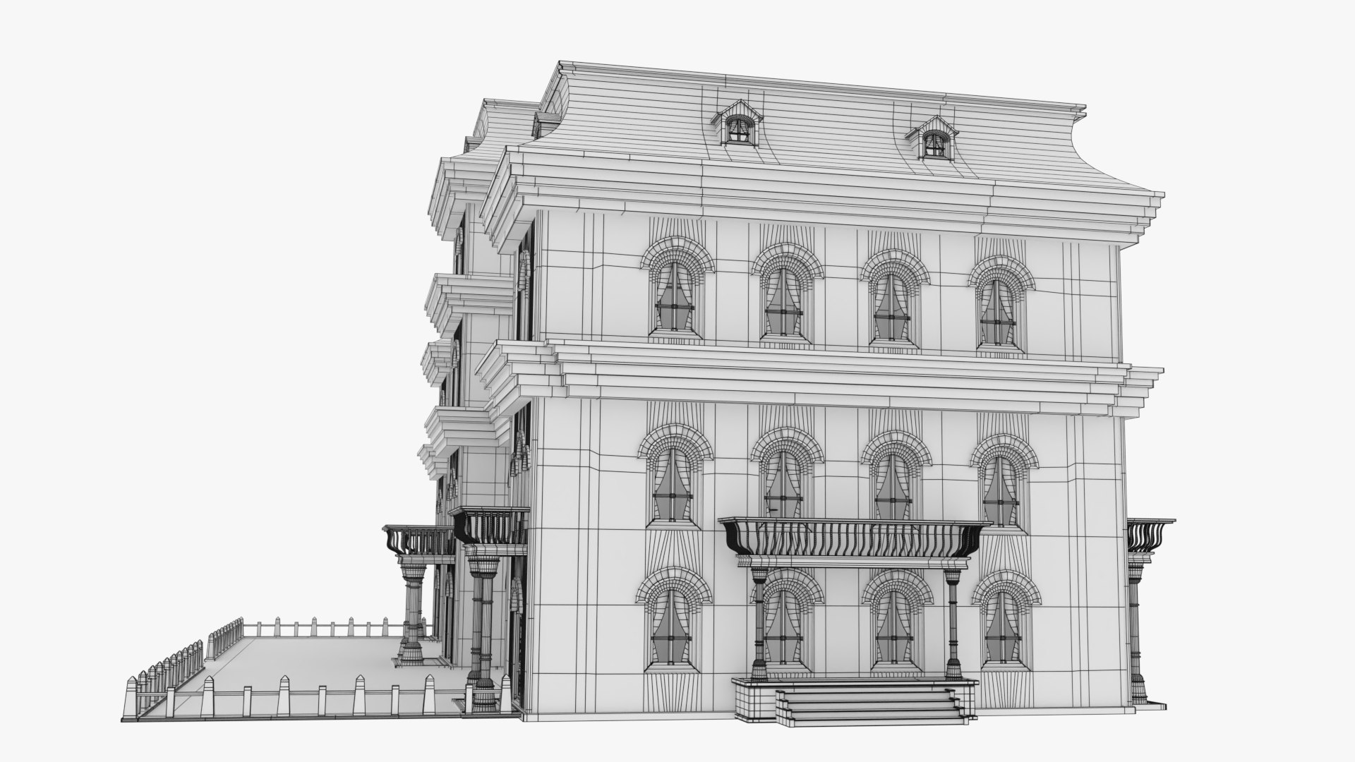 3D Haunted House Model - TurboSquid 2280857