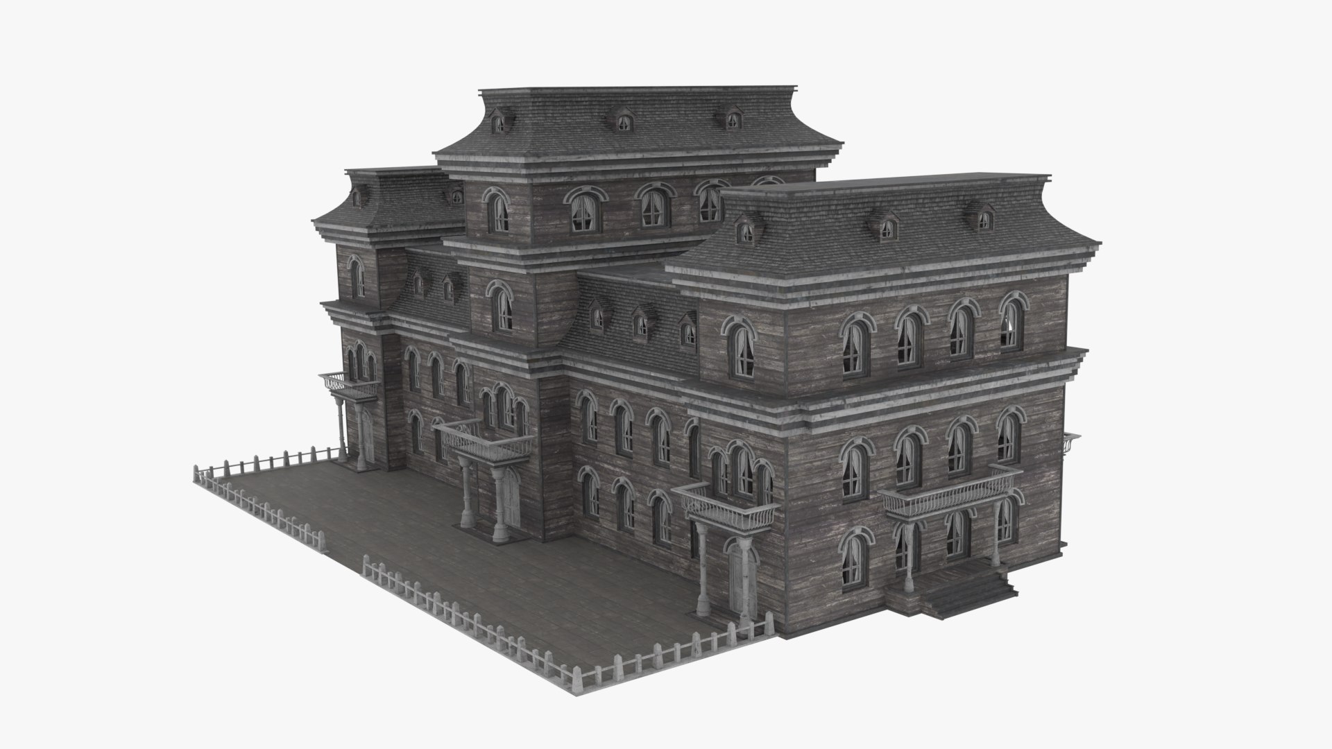 3D Haunted House Model - TurboSquid 2280857