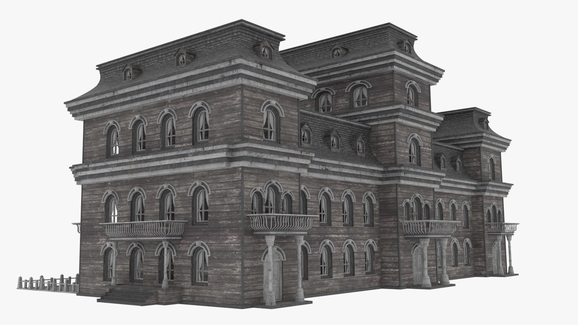 3D Haunted House Model - TurboSquid 2280857
