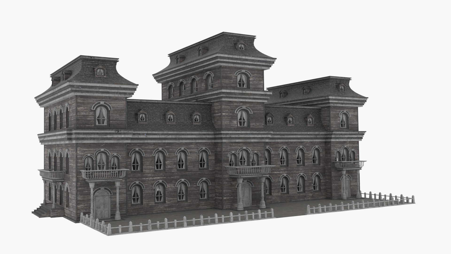 3D Haunted House Model - TurboSquid 2280857