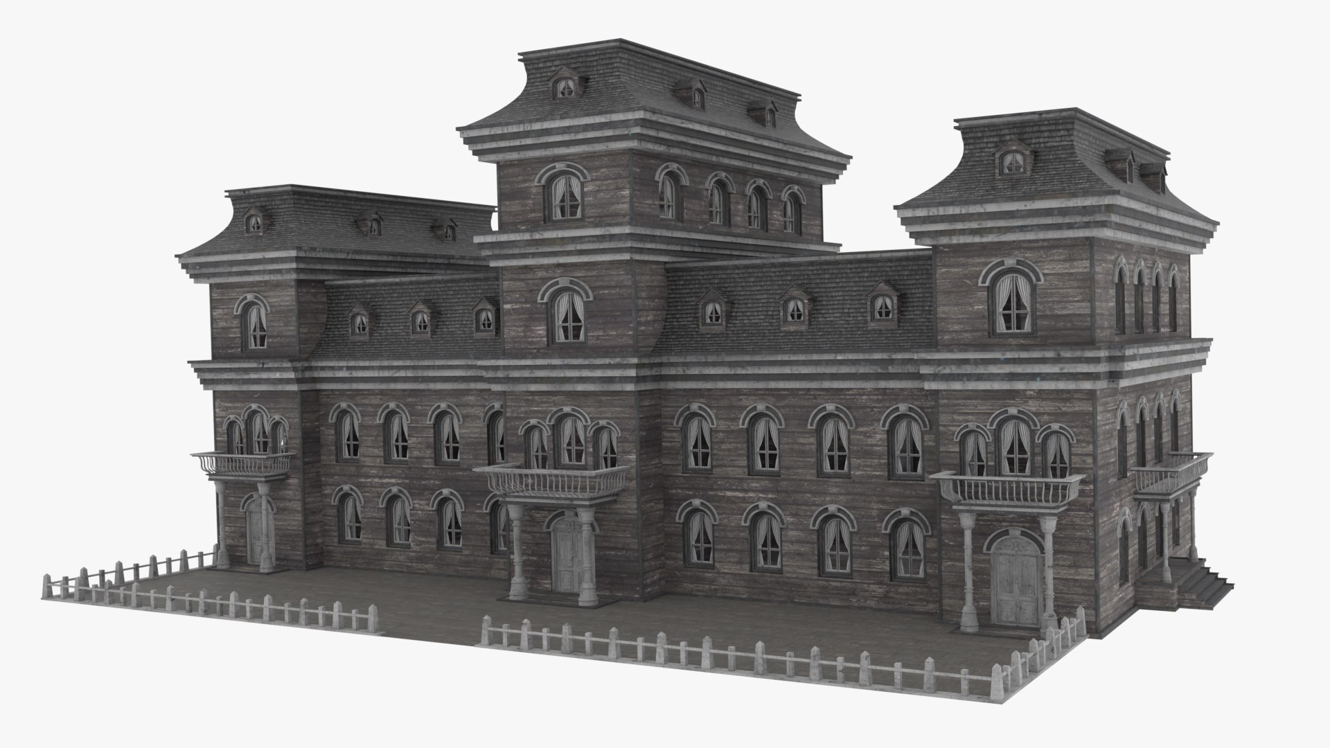 3D Haunted House Model - TurboSquid 2280857