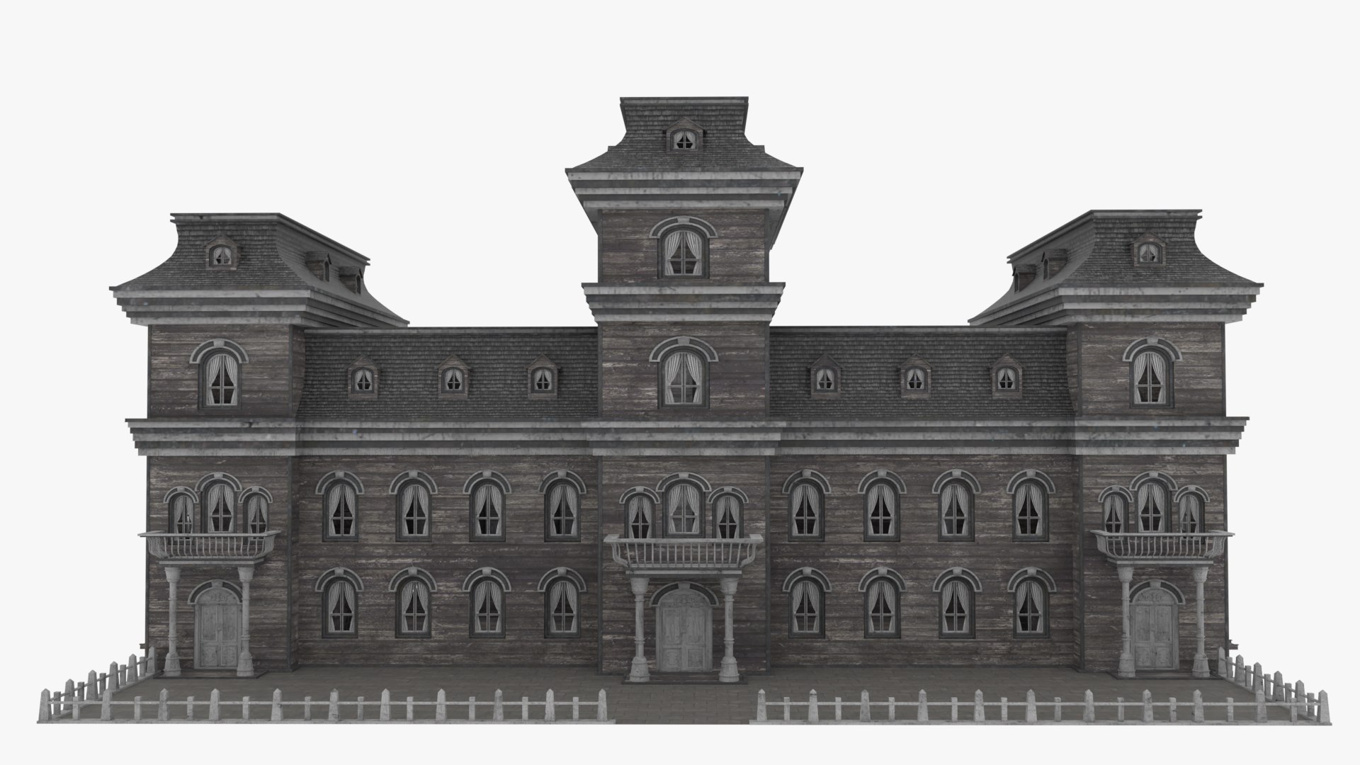3D Haunted House Model - TurboSquid 2280857