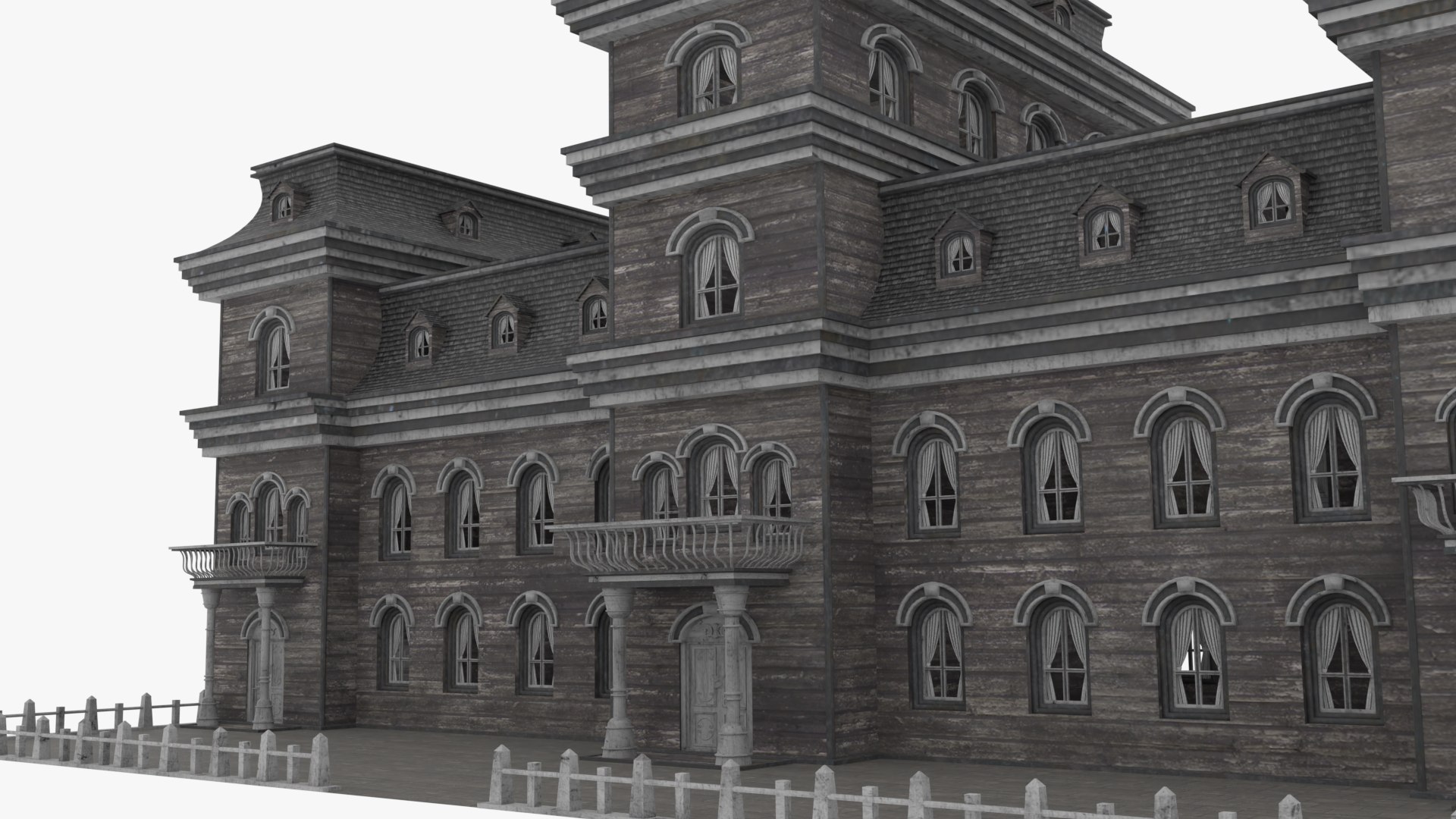 3D Haunted House Model - TurboSquid 2280857