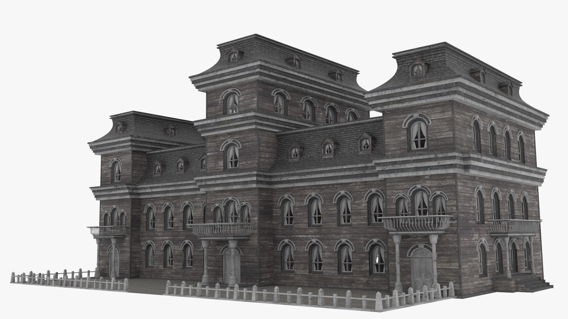 3D Haunted House Model - TurboSquid 2280857