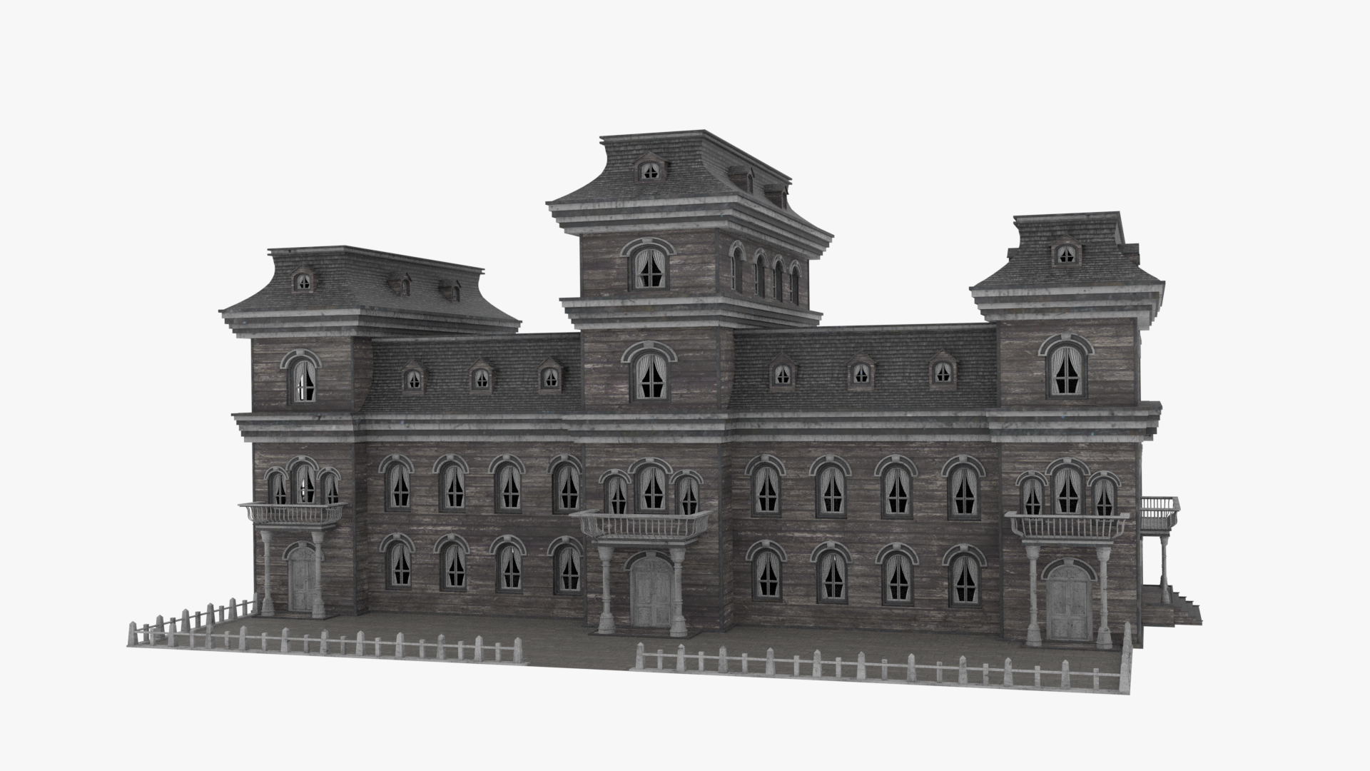 3D Haunted House Model - TurboSquid 2280857