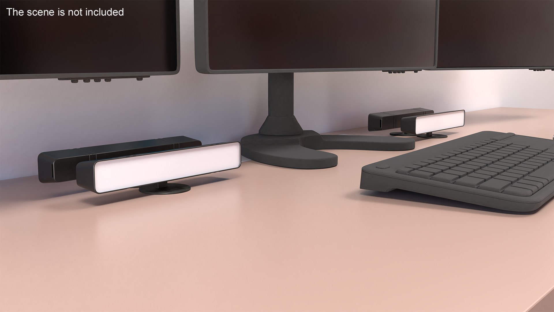 Horizontal Backlight Lamp Switched Off 3D Model - TurboSquid 2202492