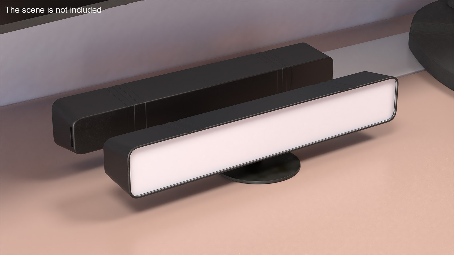 Horizontal Backlight Lamp Switched Off 3D Model - TurboSquid 2202492