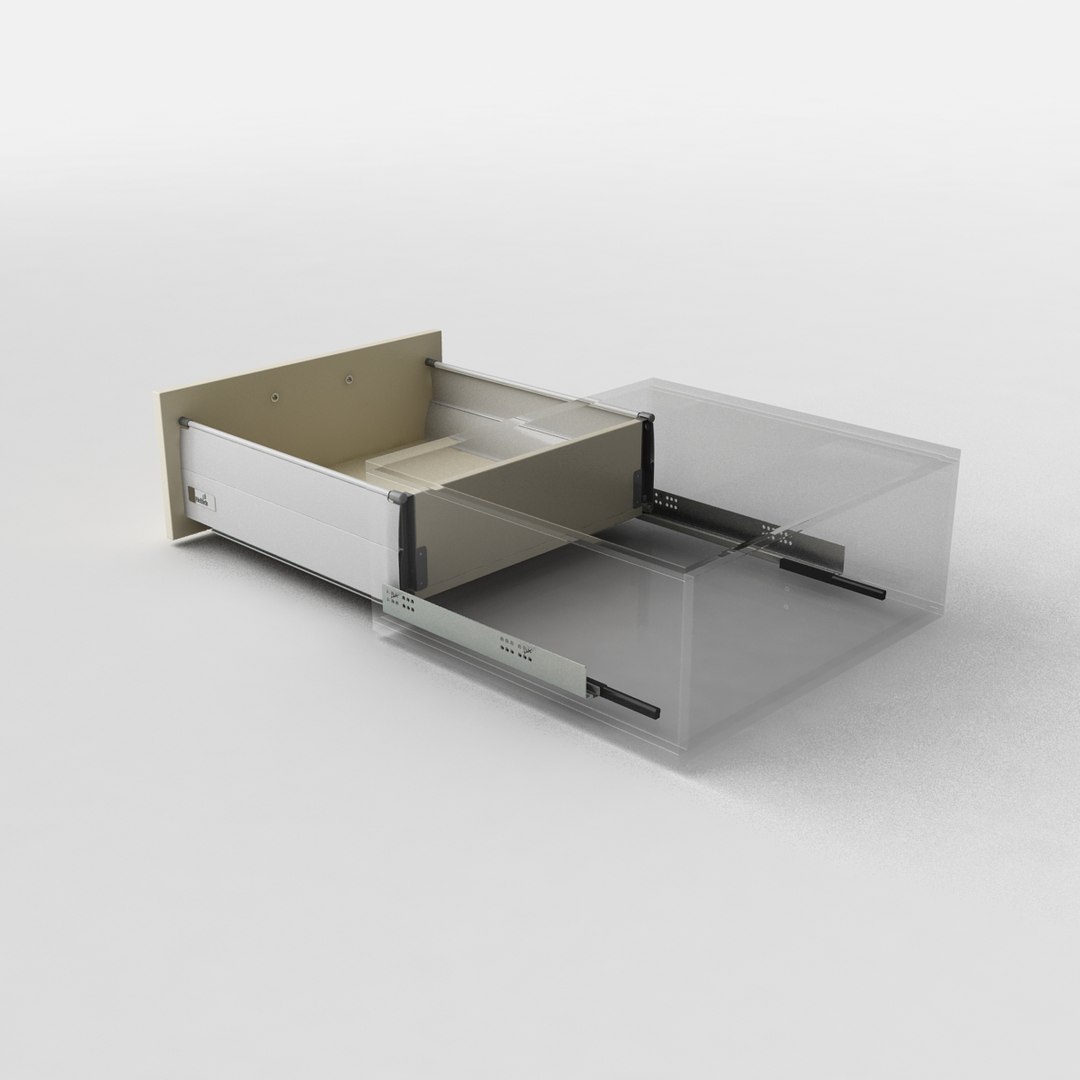 3d Model Of Hettich Innotech 144mm