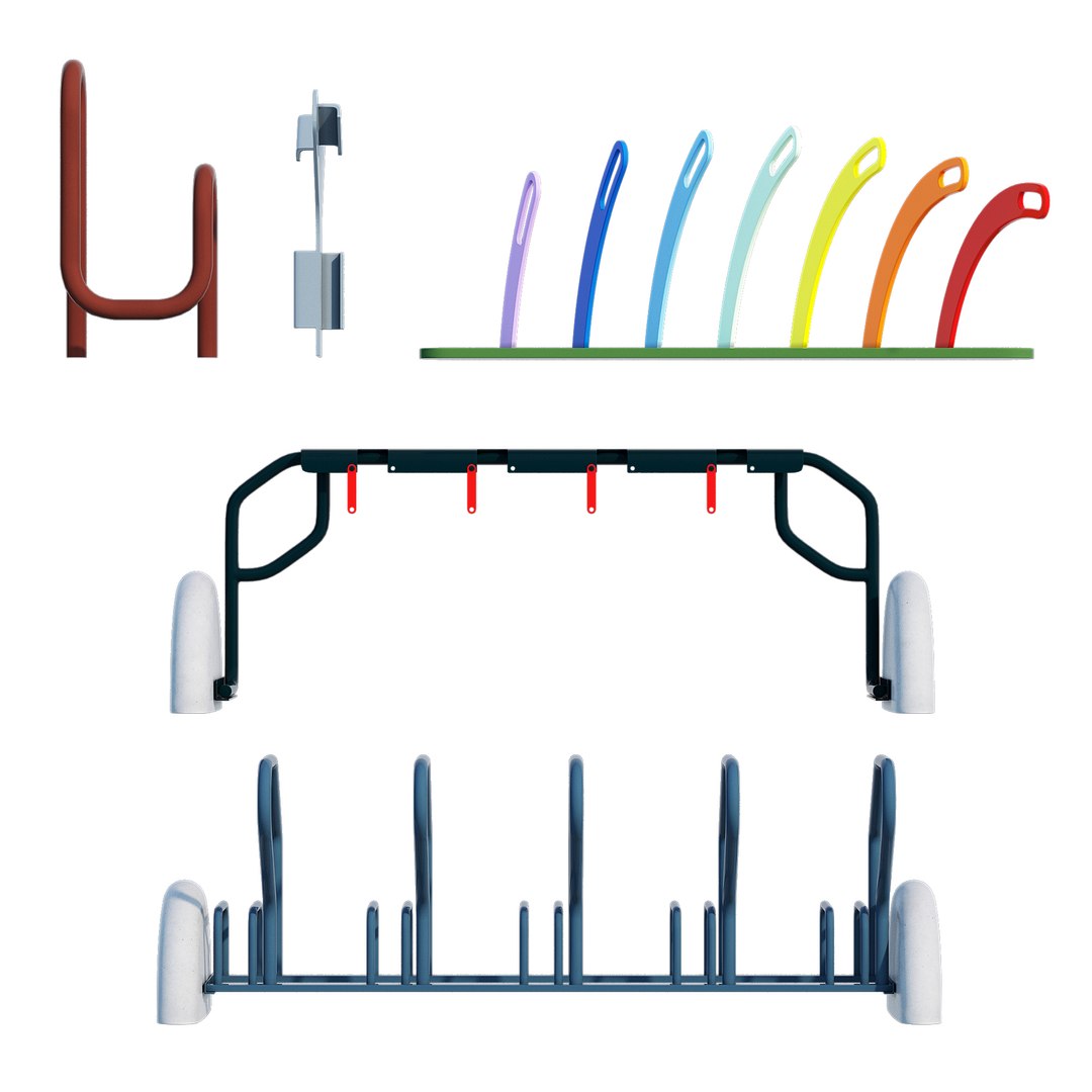 Bike Rack 3D Model - TurboSquid 2412457