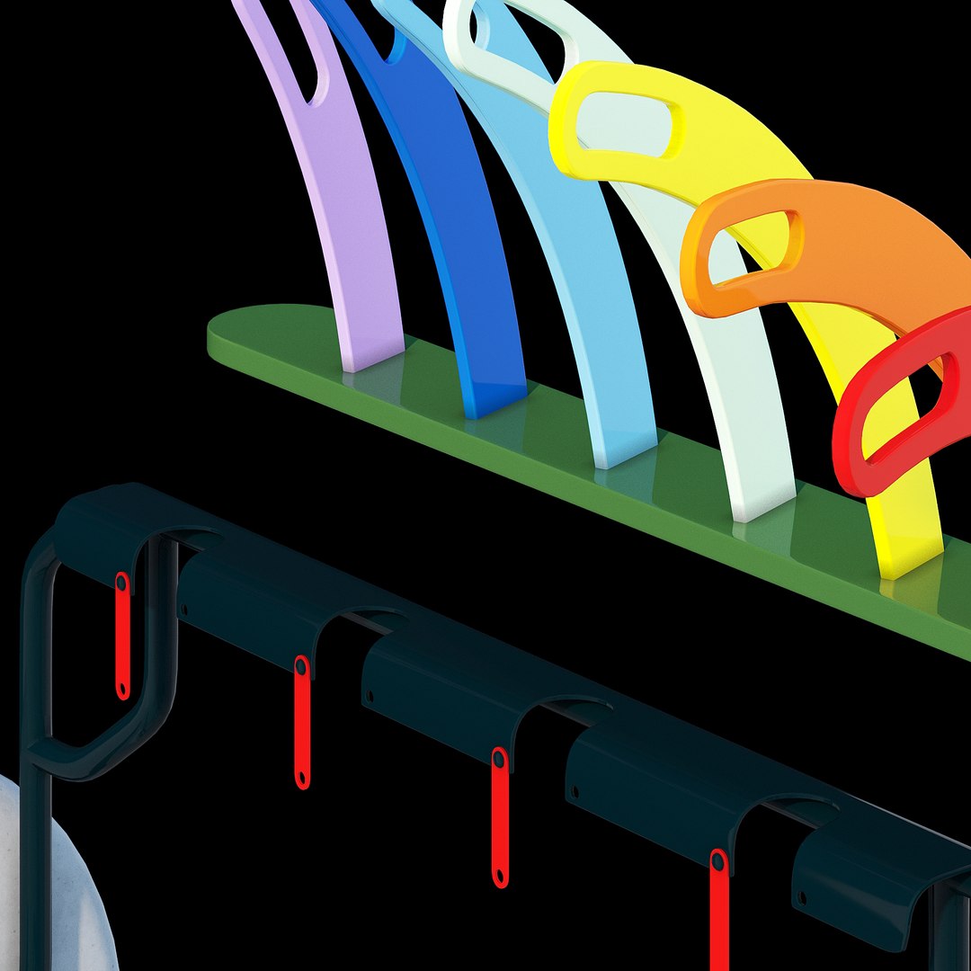 Bike Rack 3D Model - TurboSquid 2412457