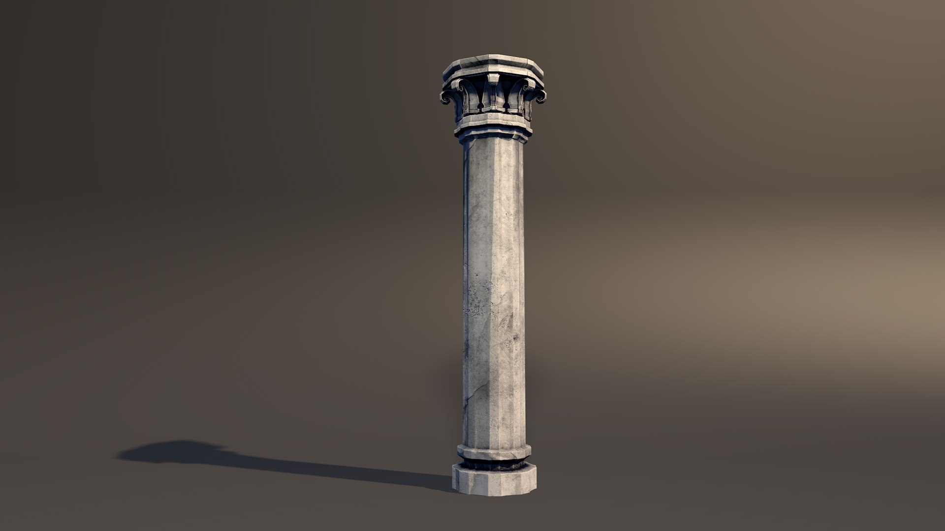 COLUMN CASTLE PILLAR 3D Model - TurboSquid 2105270