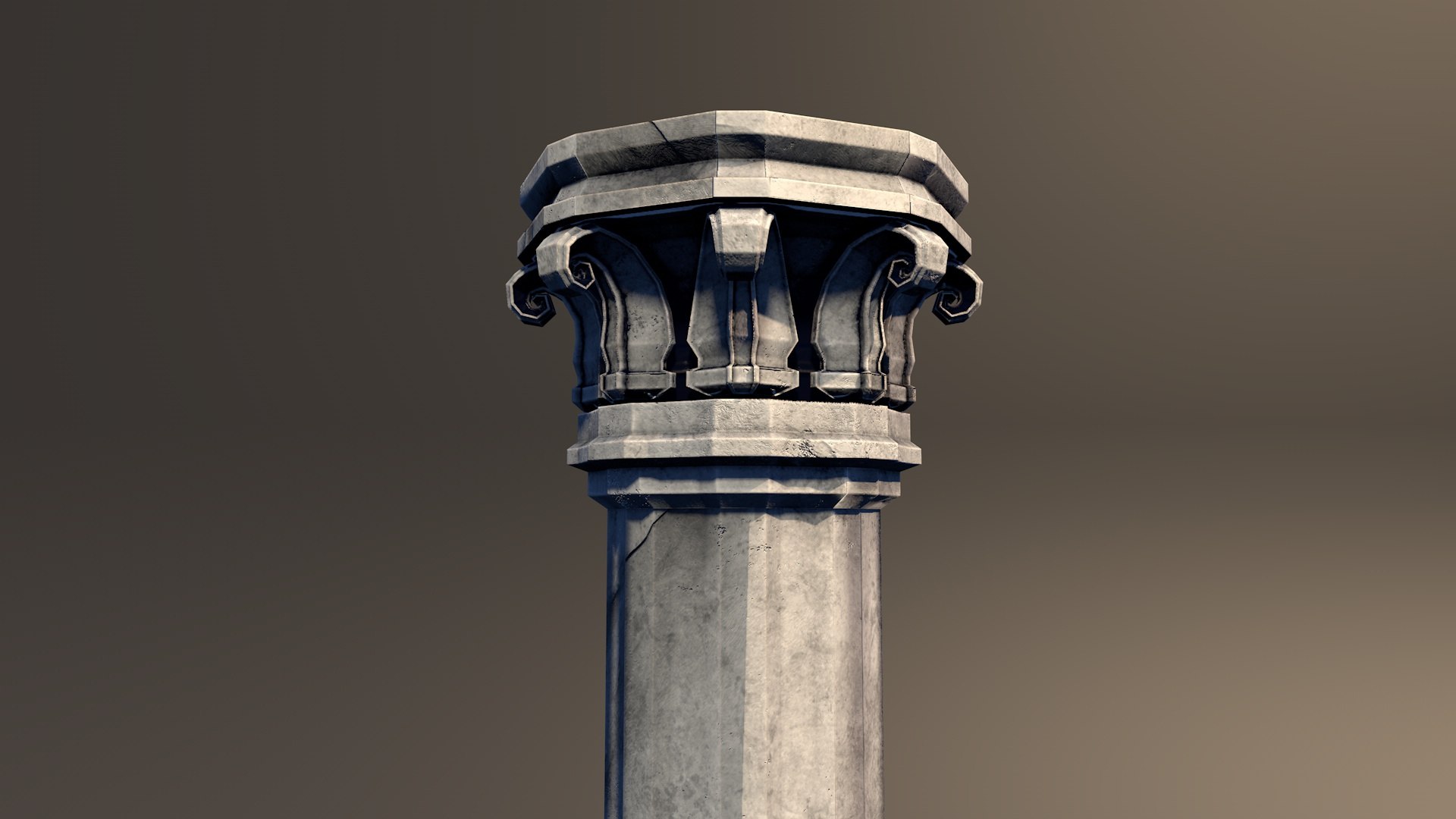 COLUMN CASTLE PILLAR 3D Model - TurboSquid 2105270