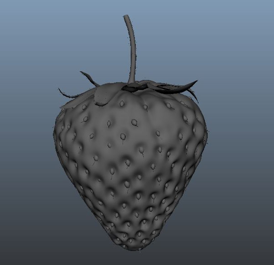 Berry Strawberry 3D Model - TurboSquid 1374860