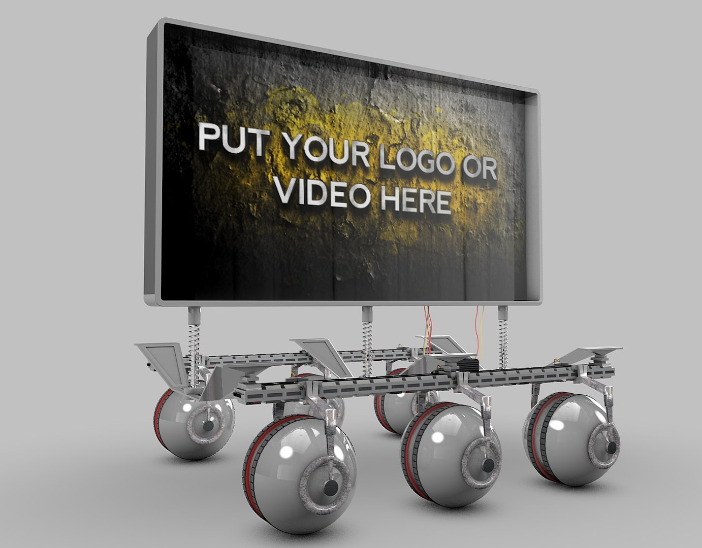 C4d Robotic Tech Screen Monitor