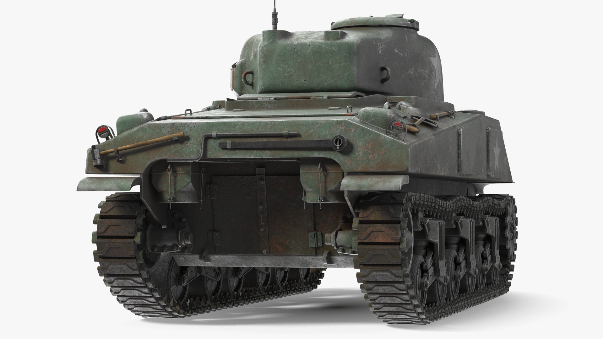 M4 Sherman Combat Tank On Battlefield 3D - TurboSquid 2265713