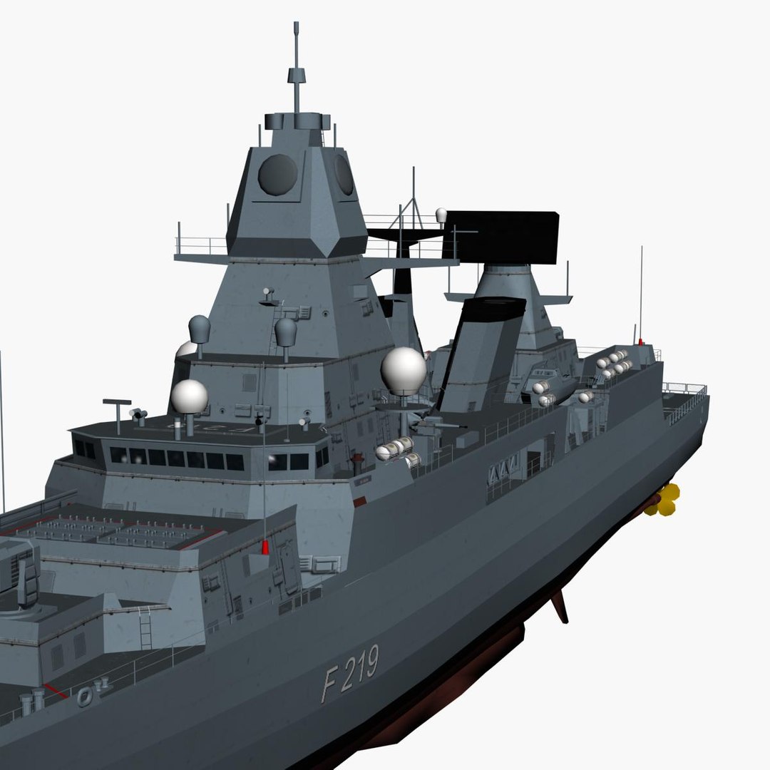 F124 Sachsen Class Frigate Max
