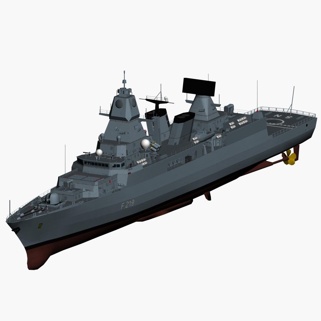 F124 Sachsen Class Frigate Max