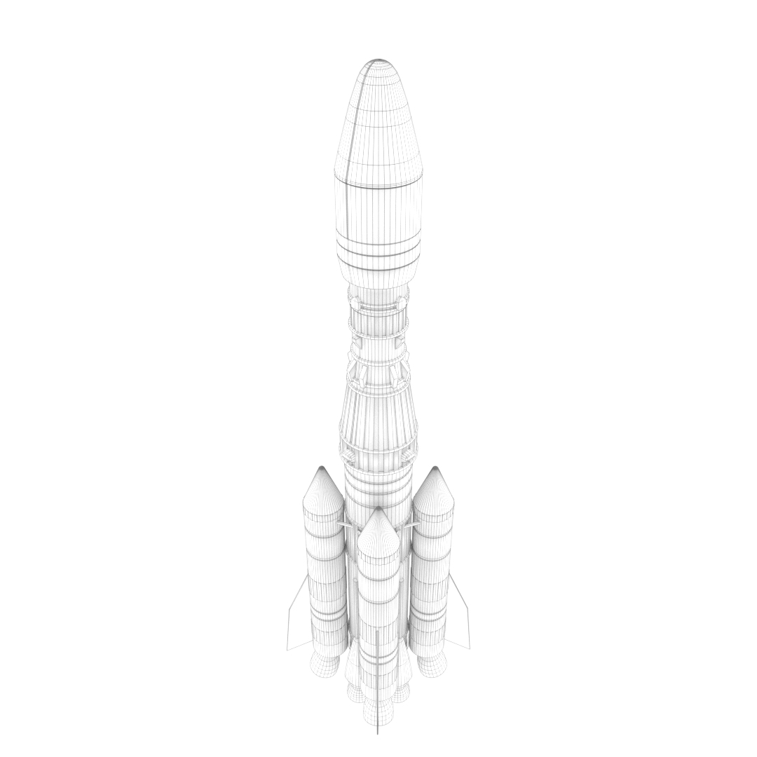Space Rocket 3D Model - TurboSquid 1181516