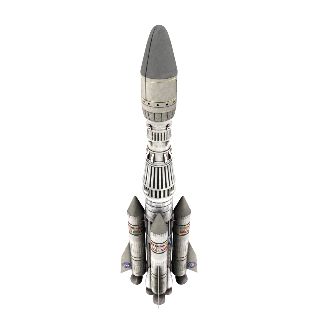 Space Rocket 3D Model - TurboSquid 1181516