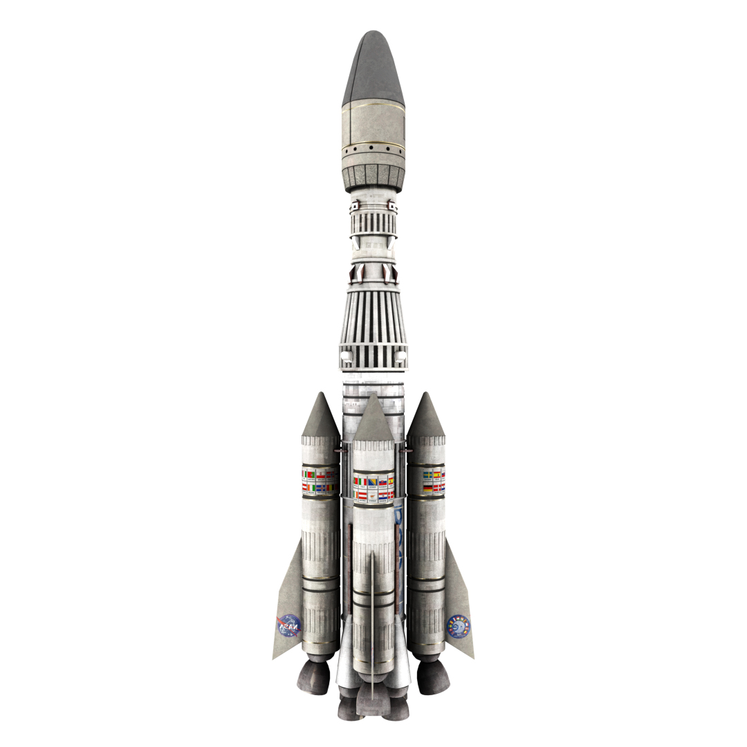 Space Rocket 3D Model - TurboSquid 1181516