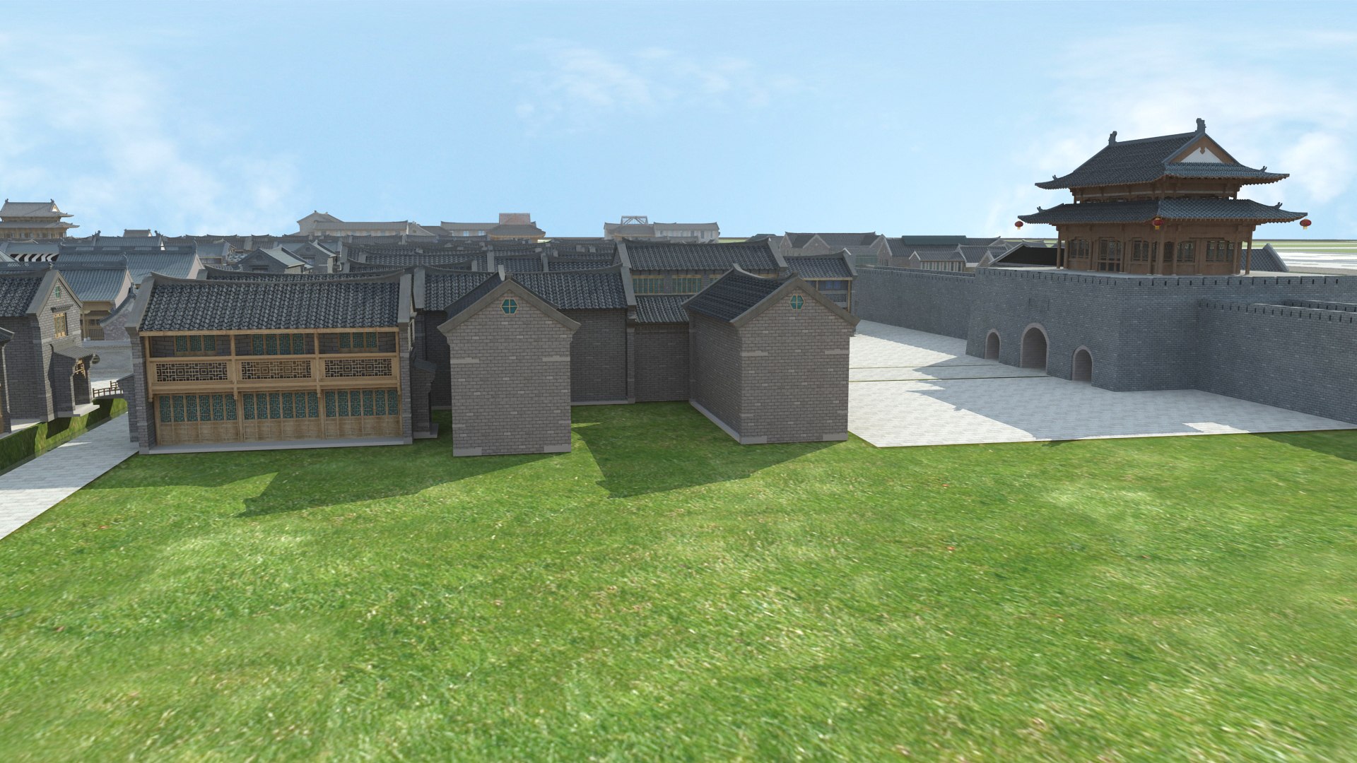 Ancient Chinese Building 3D - TurboSquid 1606878