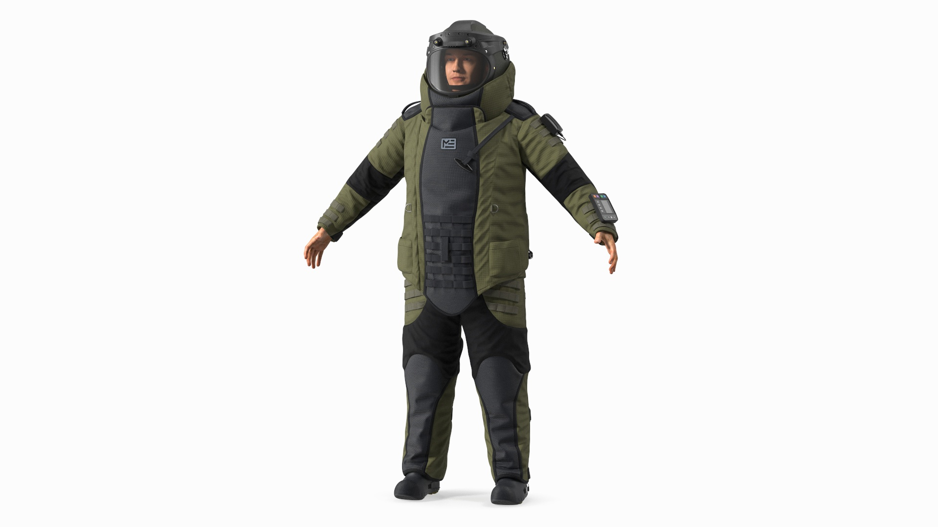 EOD 10 Bomb Suit 3D Model - TurboSquid 2154557