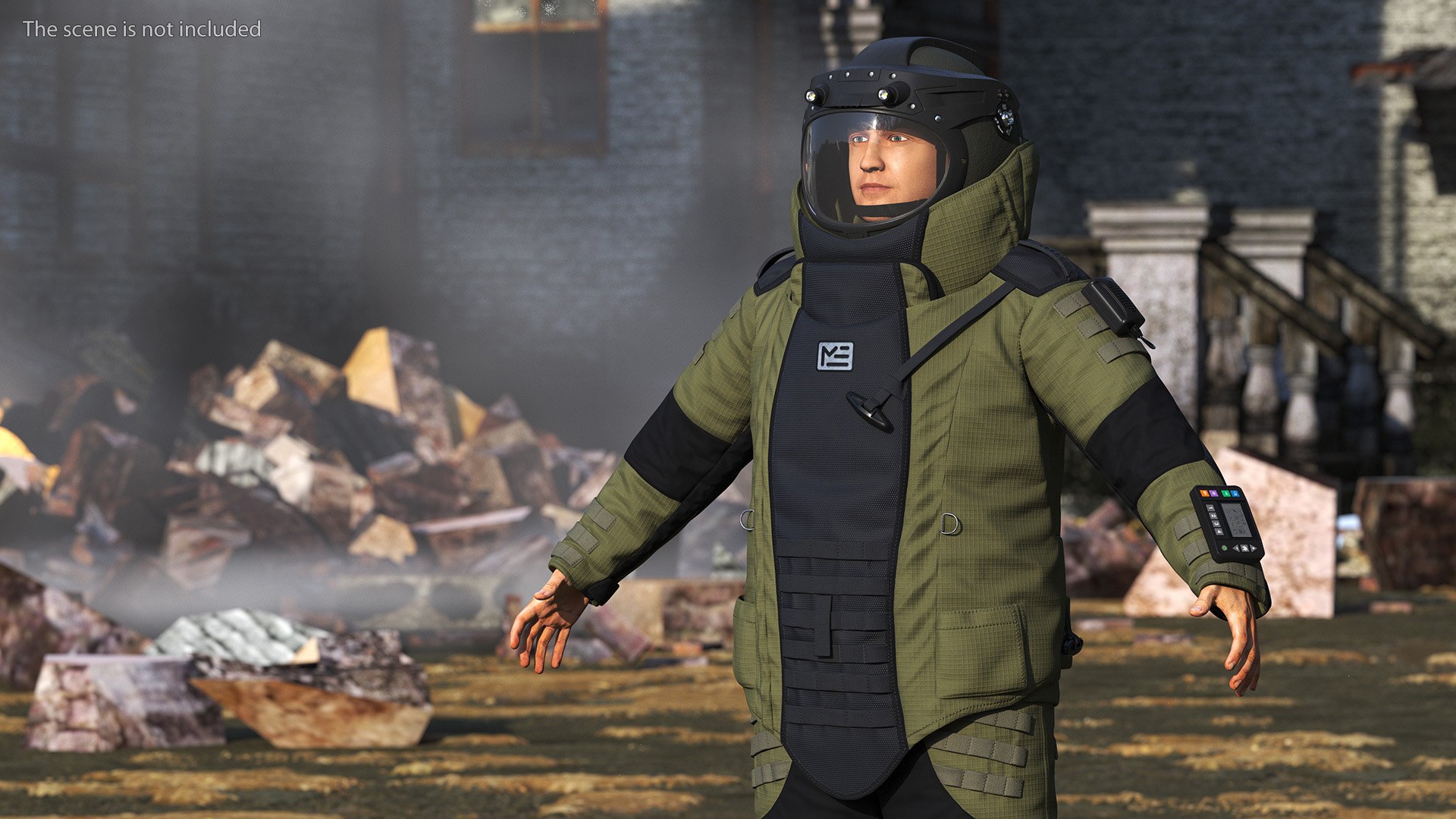 EOD 10 Bomb Suit 3D Model - TurboSquid 2154557